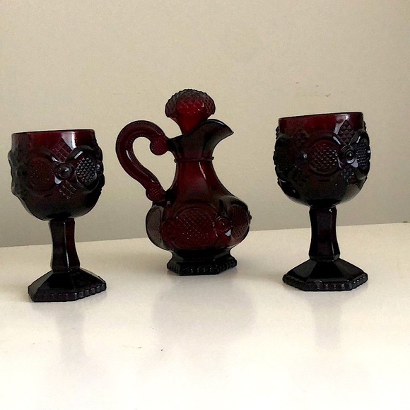 Avon | Dining | Vintage Avon 876 Cape Cod Ruby Red Glass | Poshmark